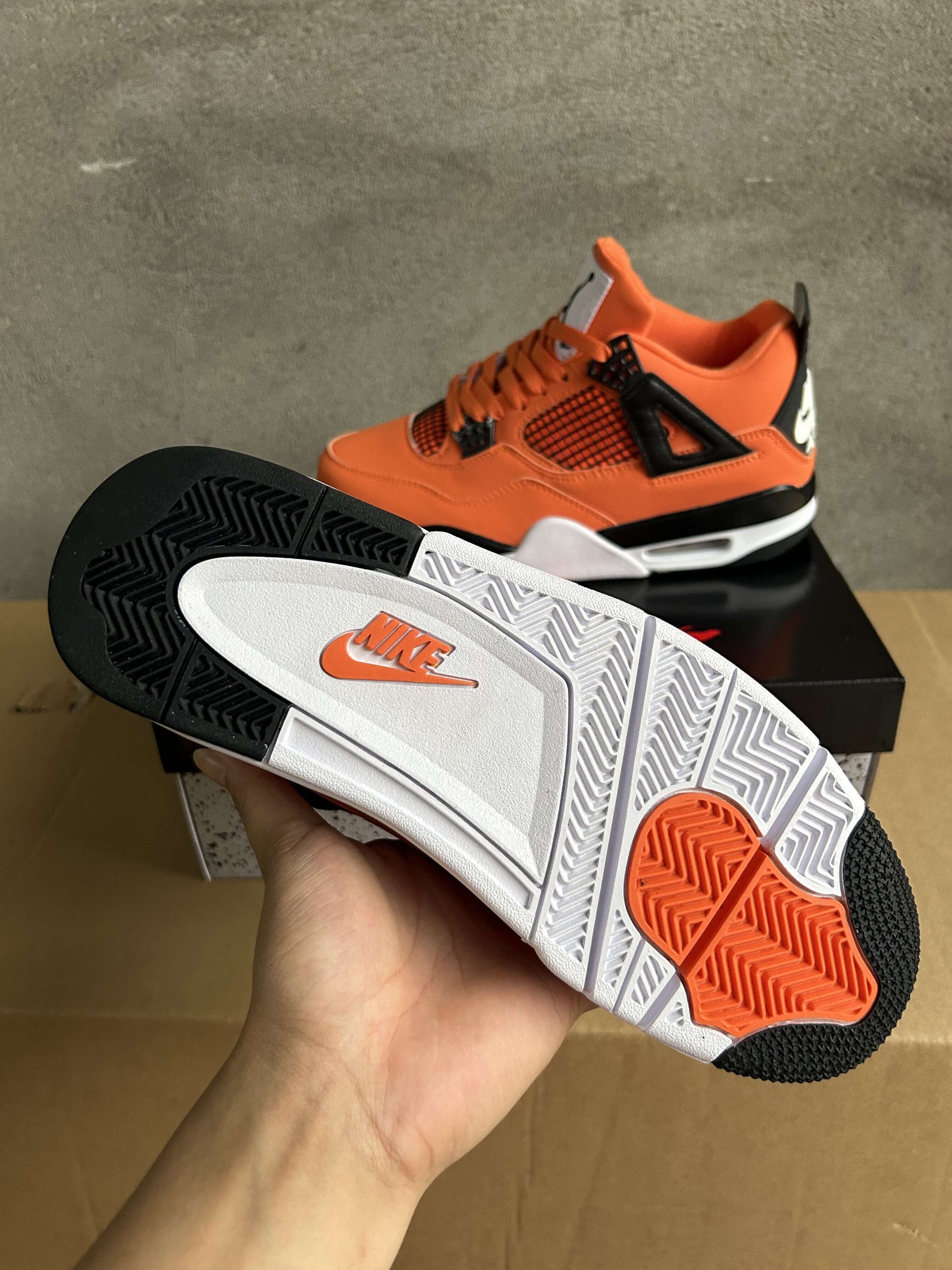 Air Jordan 4 Retro 'Black and Sail' (Copy) - Prime Reps